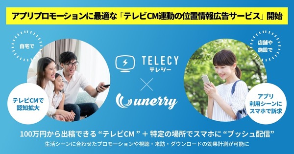 運用型テレビCM「テレシー」がunerry社と提携・・・テレビCMに位置情報デジタル広告配信を連動 | Media Innovation / デジタルメディアのイノベーションを加速させる